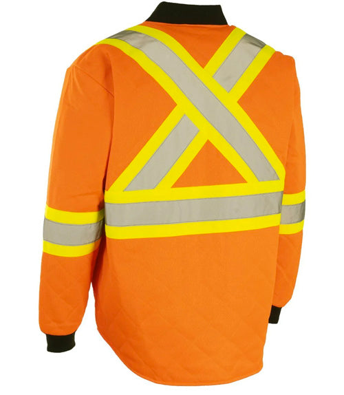 Hi Vis Safety Freezer Jacket – Trillium Industrial Safety